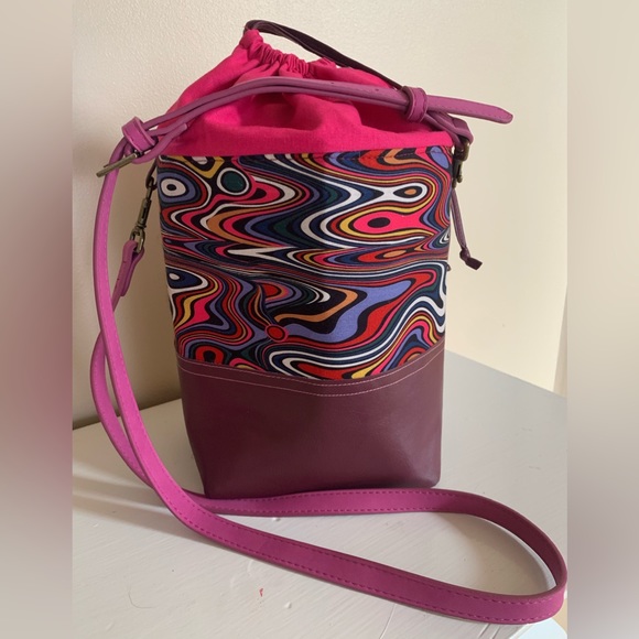 Hand Crafted | Bags | Multicolored Mini Bucket Bag Handmade One Of A ...